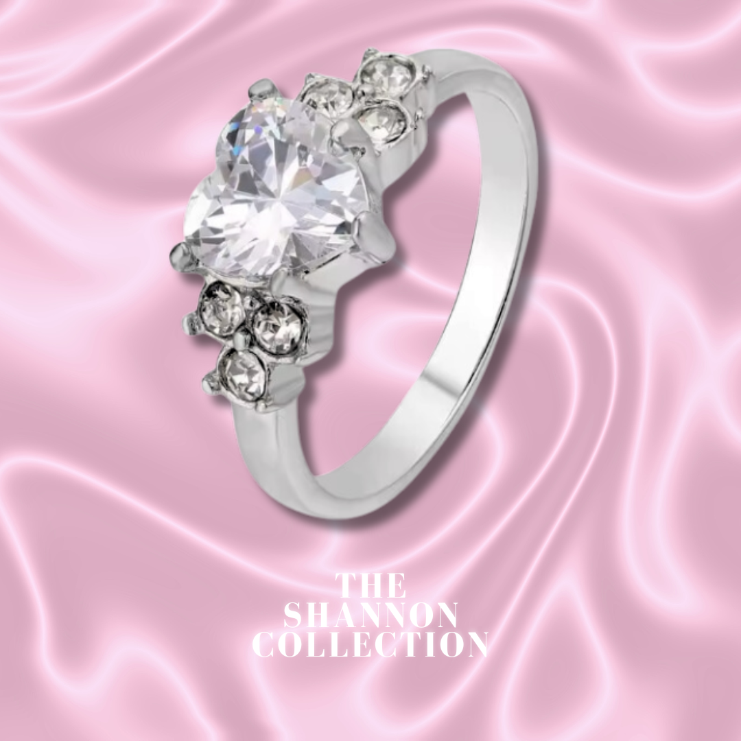 'THE QUEEN OF HEARTS’ STAINLESS STEEL RING – The Shannon Collection